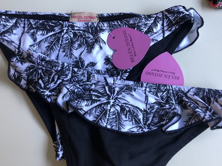 Culetín niña Palmeras – Belen Zotano Swimwear